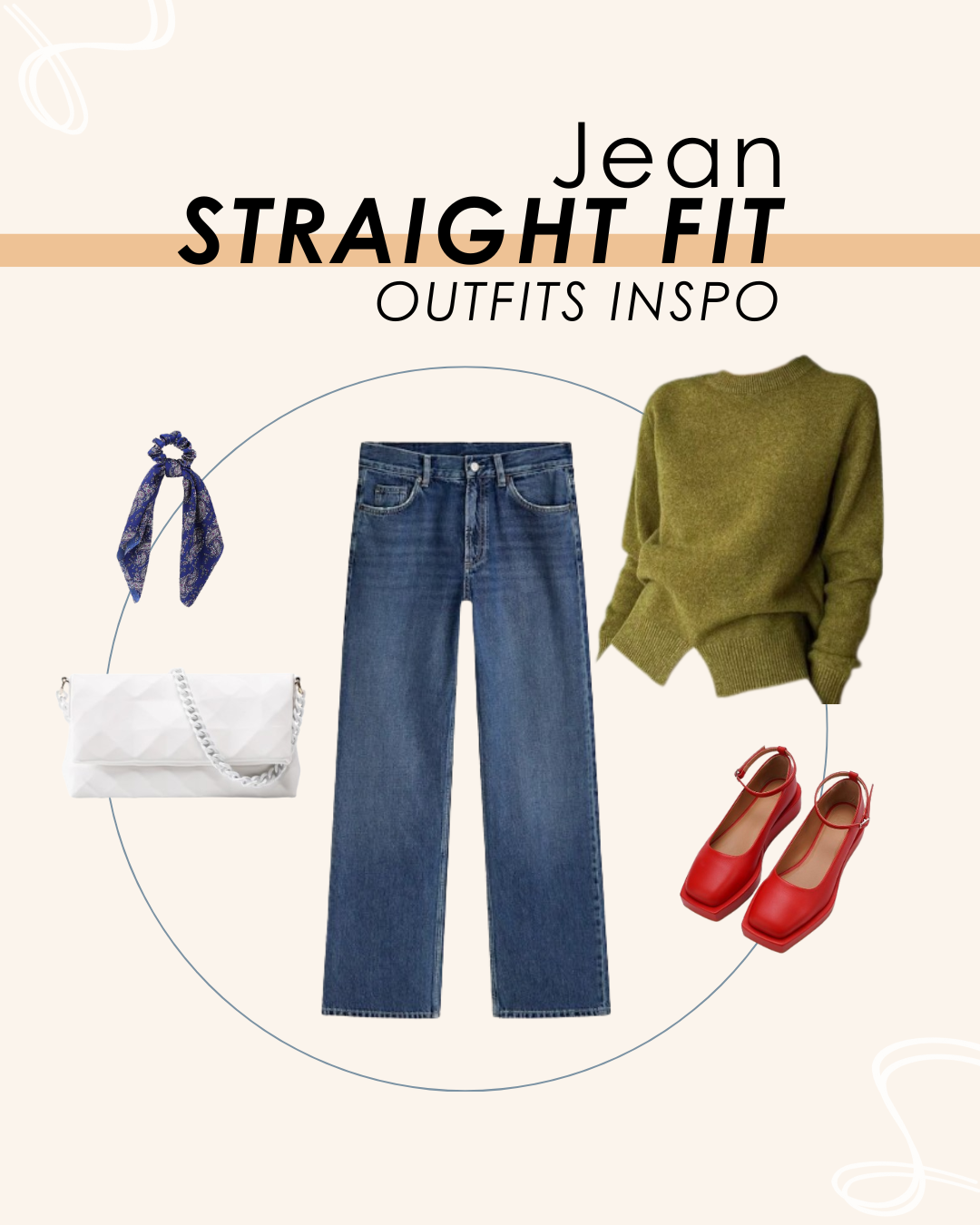 ¿Cómo usar Straight Jean? OutfitInspo - Sanith